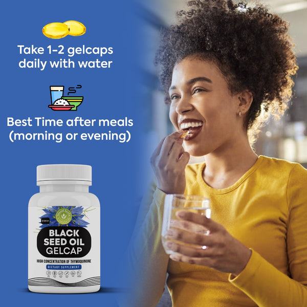 Black Seed Oil Gelcaps - 500mg – Yunani Herbs